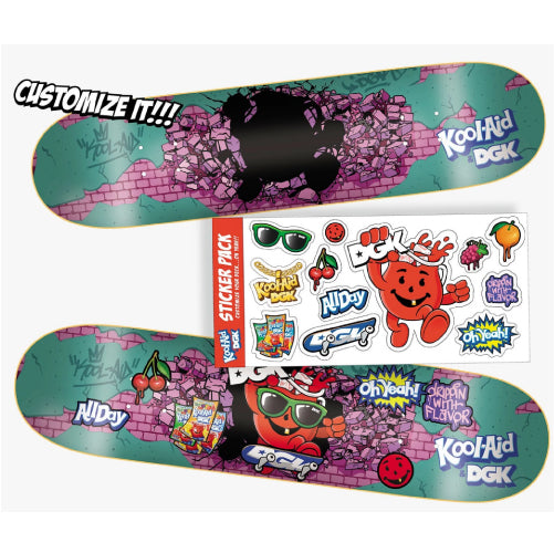 DGK X Kool-Aid Kam-O-Rama Skateboard Deck 8.25" – Anchors Skateshop